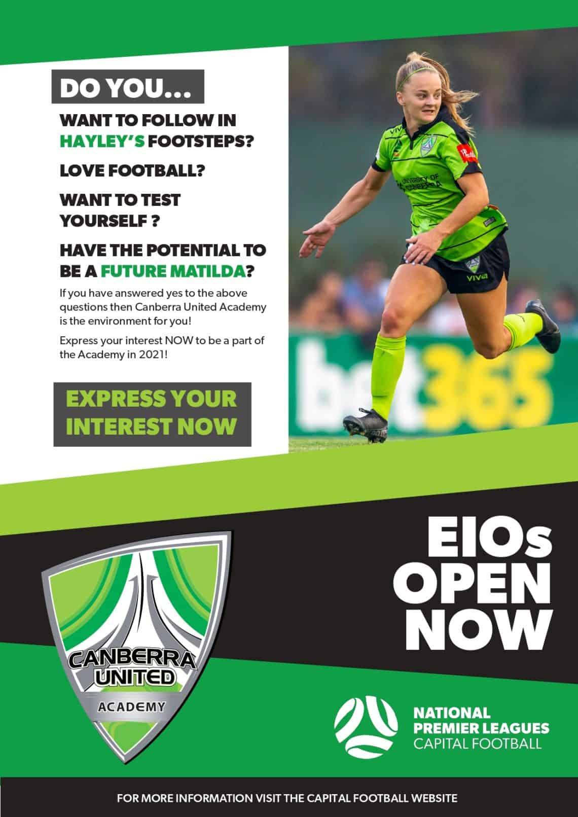 20200903 - 2021 CUA Expression of Interest Open - Capital Football